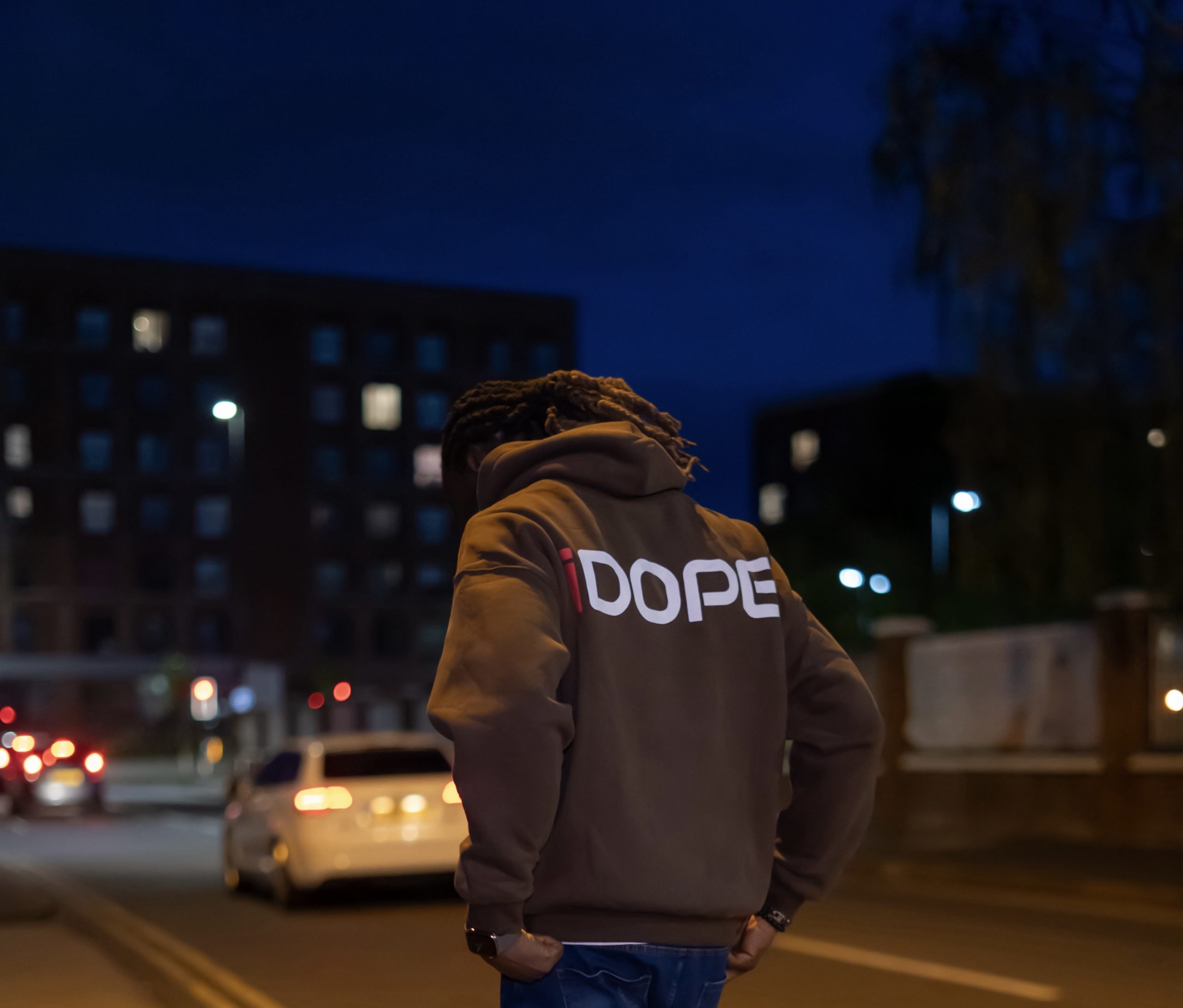 iDOPE Oversized Hoodie – Brown - iDOPE Records